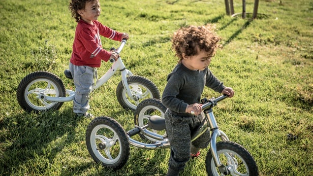 8-in-1 Monkeycycle grows from stroller, to bike, to tilting quad ...