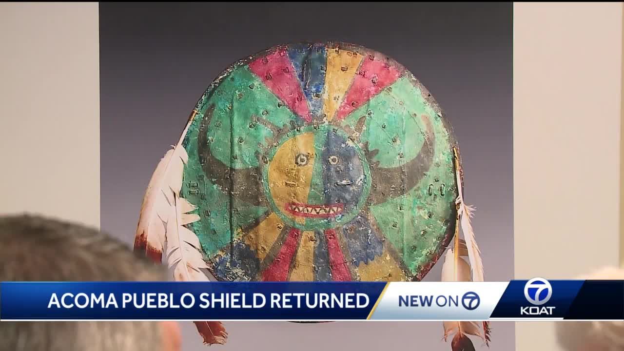 After missing for decades, Acoma Pueblo's shield returns to New Mexico ...