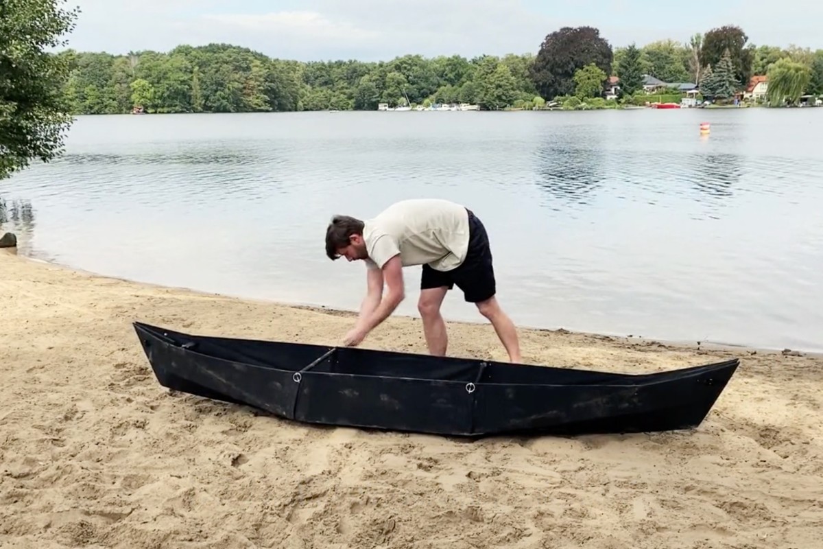 "Origami" kayak weighs just 6kg, folds down in minutes - Weird News ...