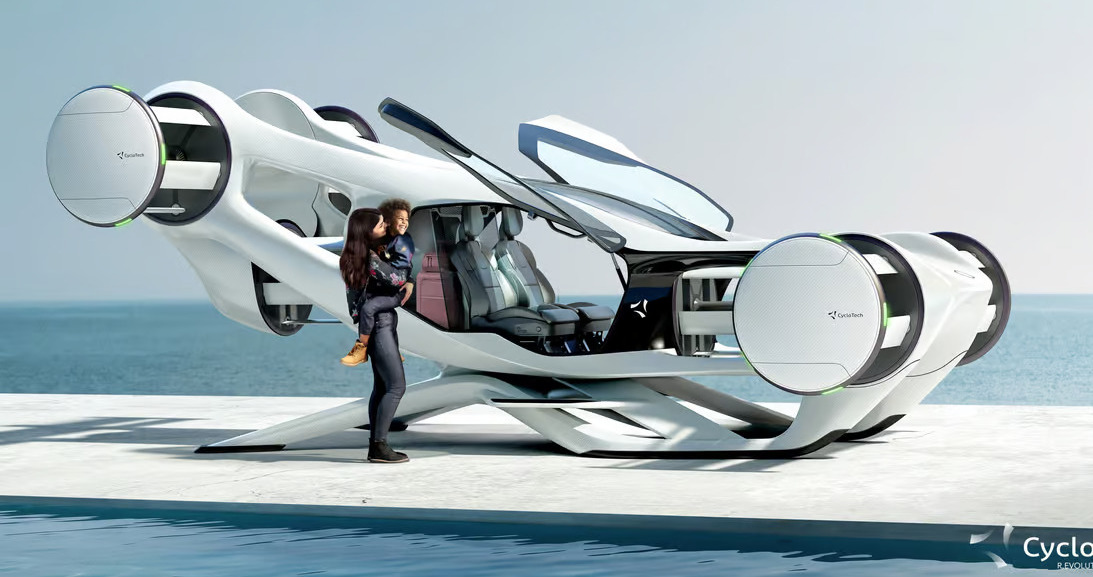 CycloTech unveils its CycloRotor-powered eVTOL air car concept - Weird ...