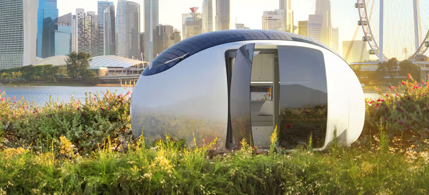 Ecocapsule hatches next generation egg-shaped tiny house - Weird News ...