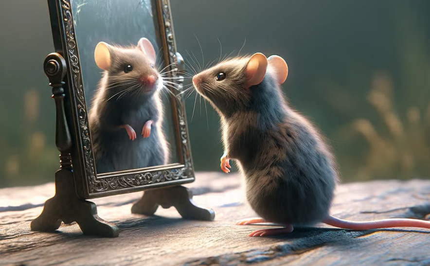 Mouse passes mirror test, joining elite club of 'self-aware' animals ...