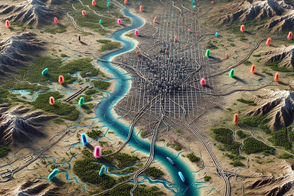 Bacterial ‘sat nav’ tracks where you’ve been with surprising accuracy ...